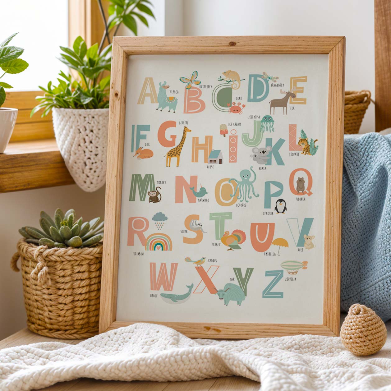 Colorful Alphabet Poster | NulaLunaCrafts