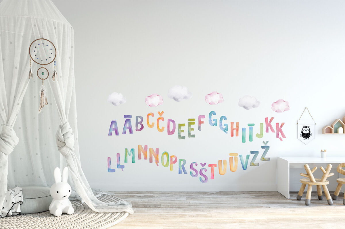 Alphabet Interior Wall Stickers | NulaLunaCrafts
