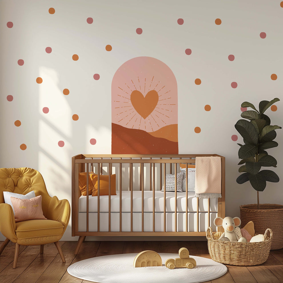 Arch & Polka Dots Intrior Wall Decals | NulaLunaCrafts