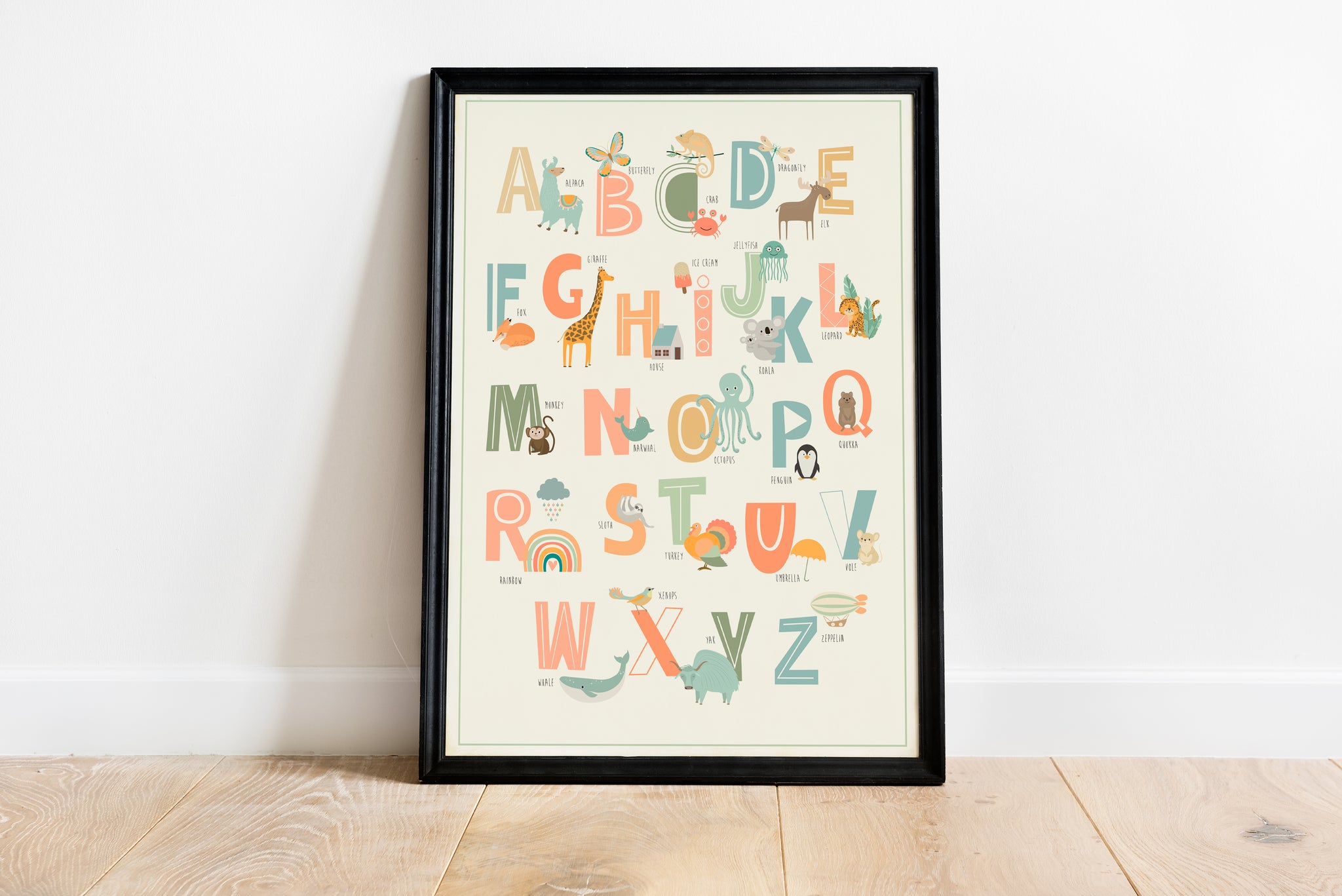 Colorful Alphabet Poster | NulaLunaCrafts