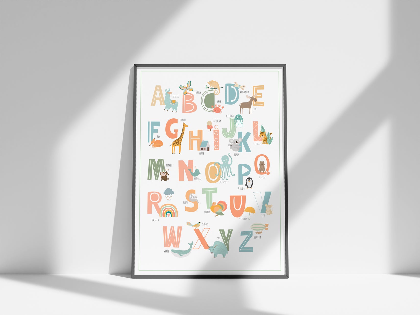 Colorful Alphabet Poster | NulaLunaCrafts