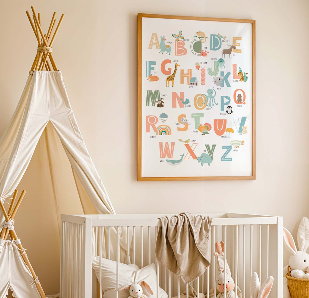 Colorful Alphabet Poster | NulaLunaCrafts