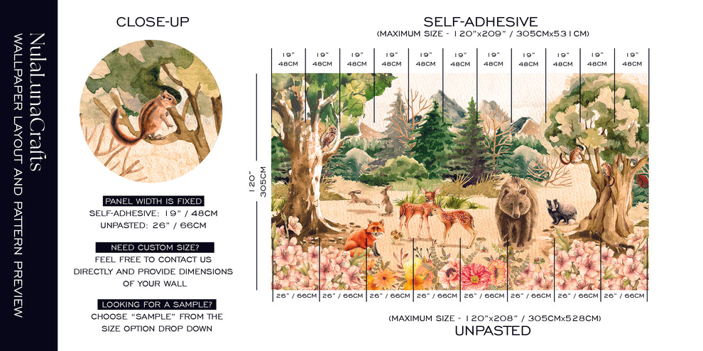 Enchanted Wilderness Wallpaper – NulaLunaCrafts