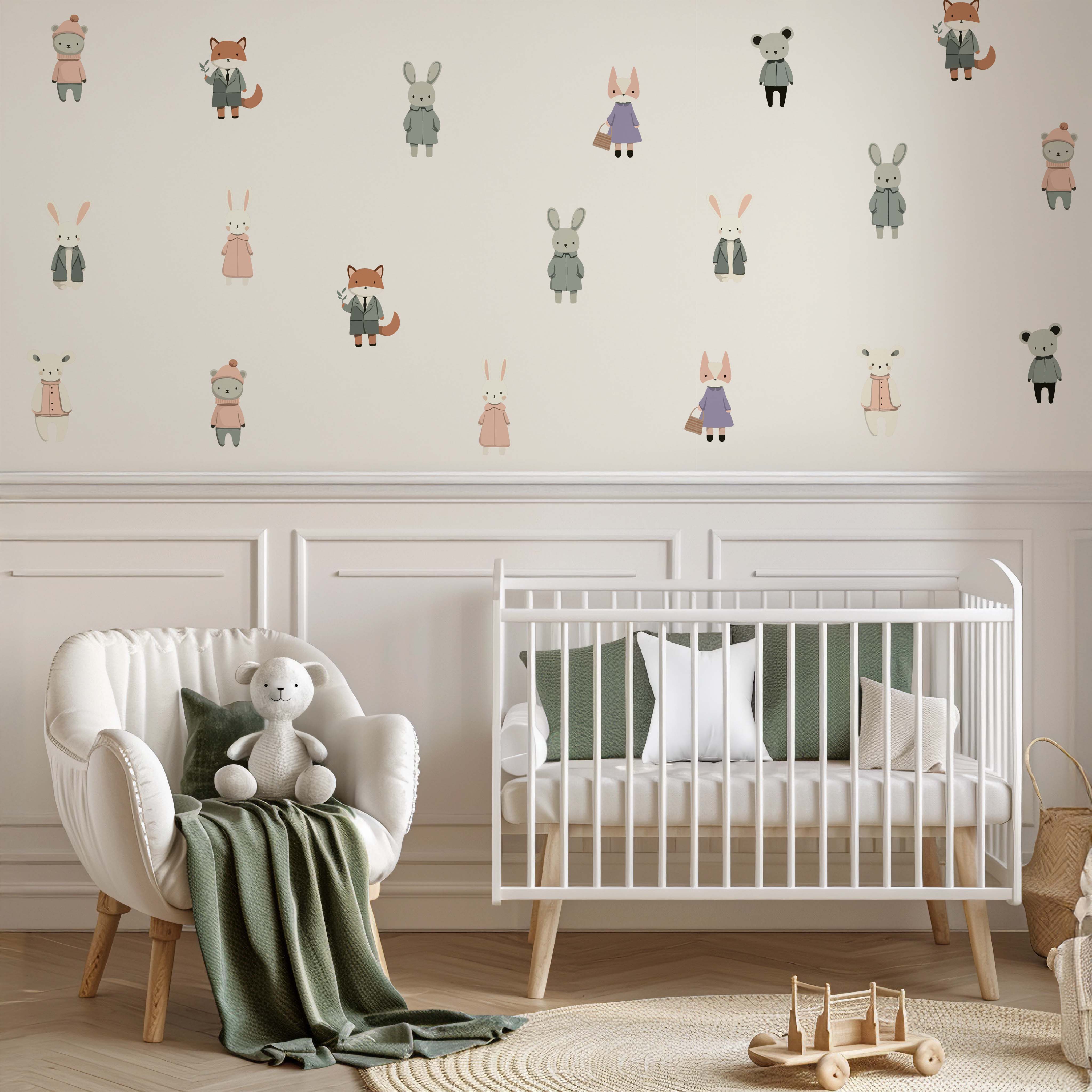 Vintage Animals Wall Decals | NulaLunaCrafts