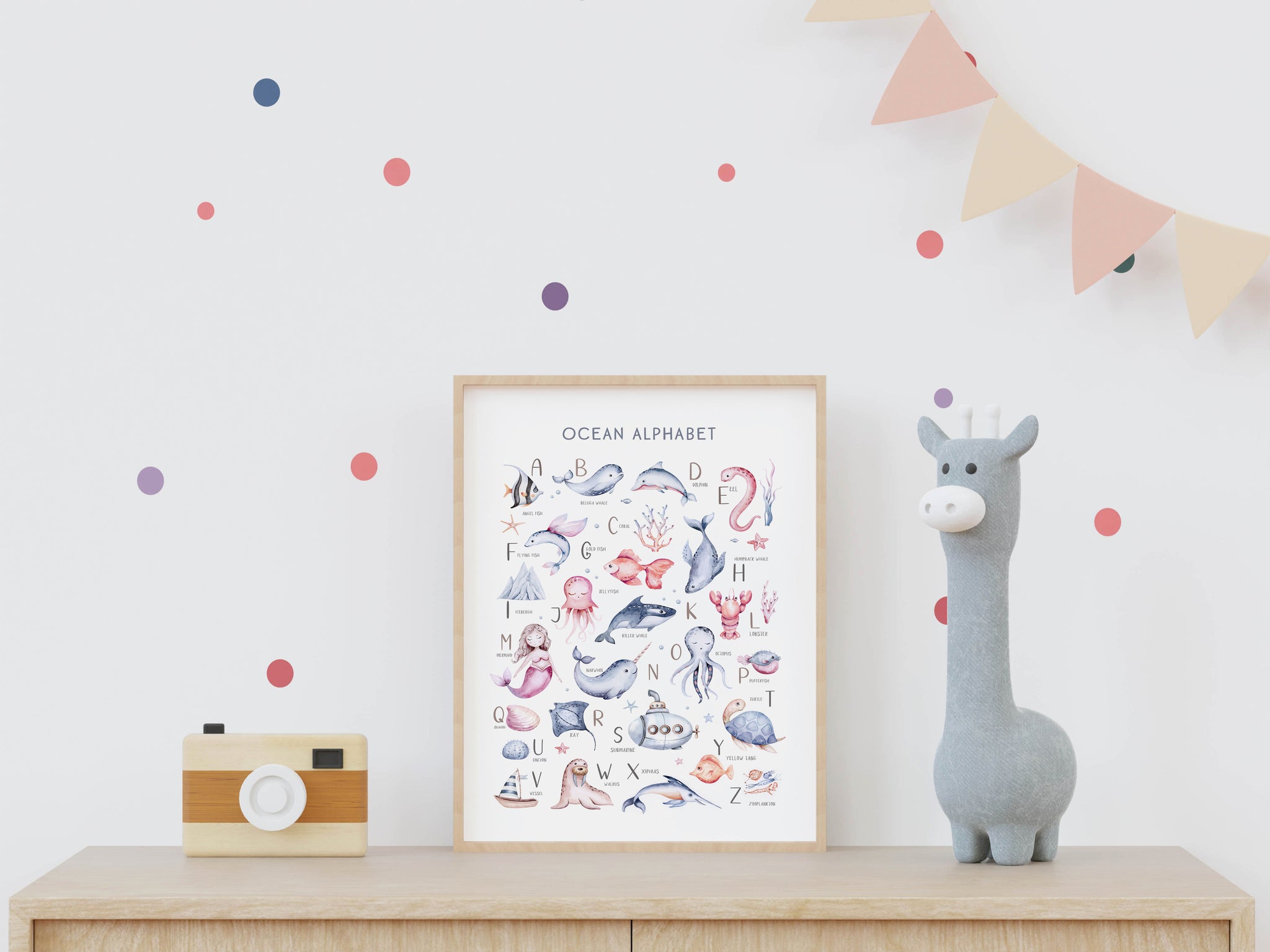Ocean Alphabet Poster | NulaLunaCrafts
